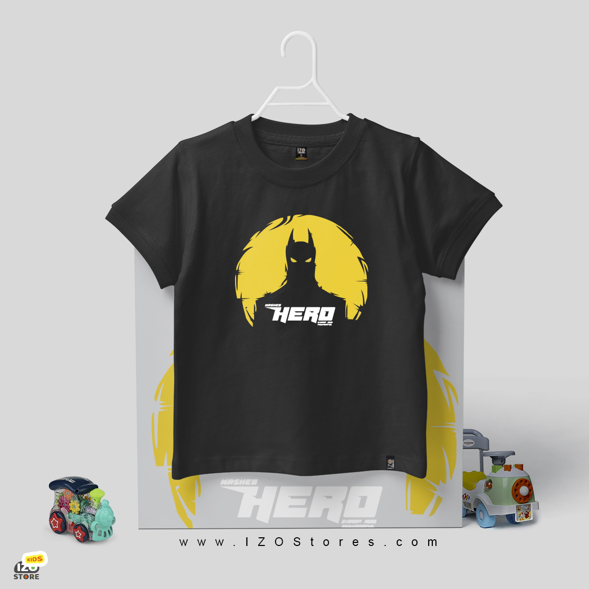 Hero Black Kids Tshirt | IZO Stores - IZO Store