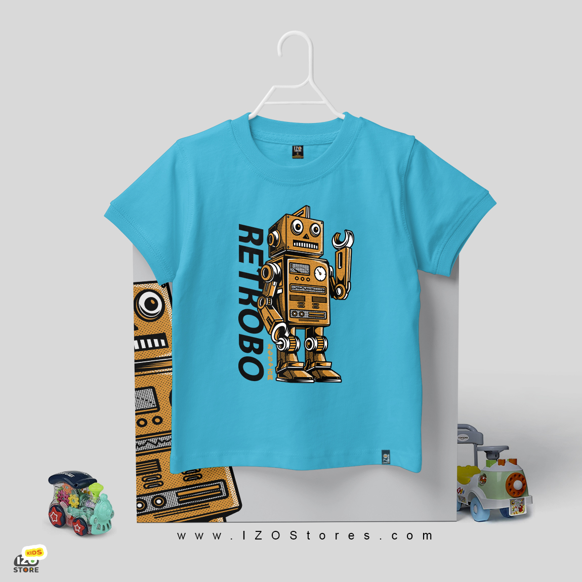 Robot Terquaz Kids Tshirt | IZO Stores - IZO Store