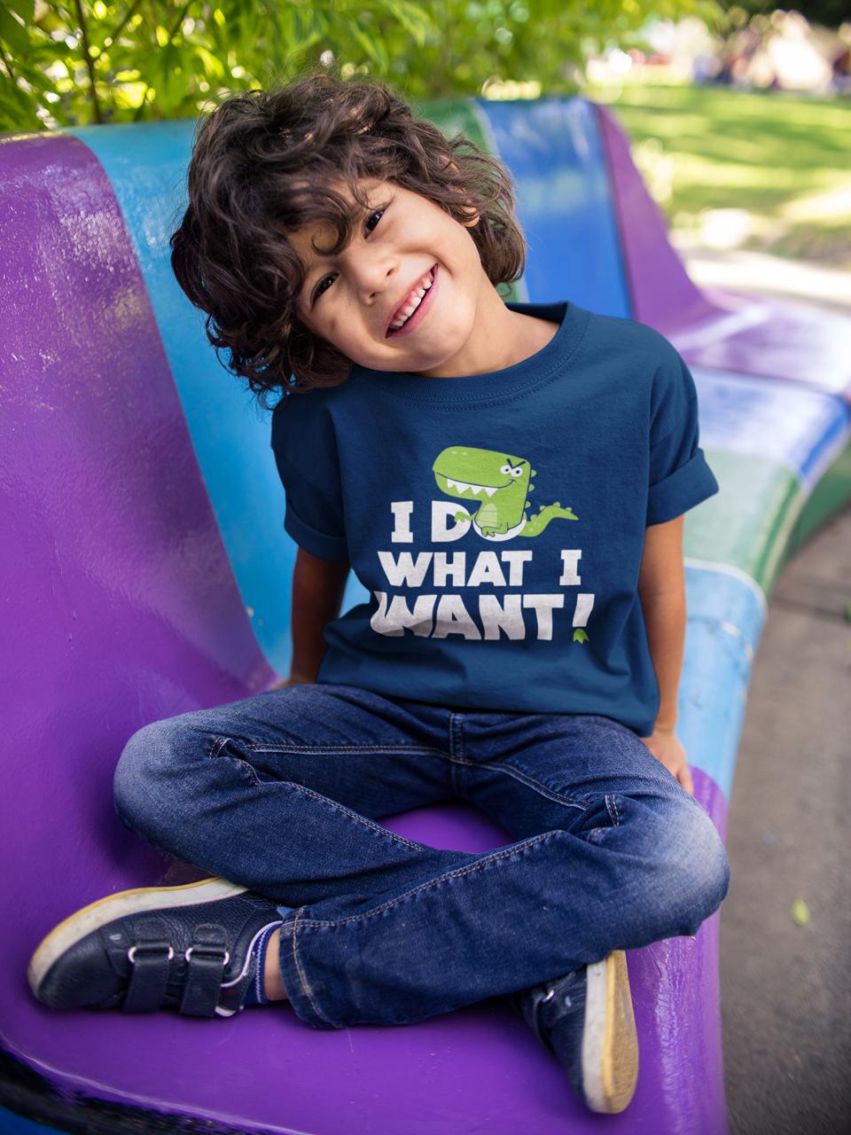 I Do What I Want Kids - Dark Blue | IZO Stores - IZO Store
